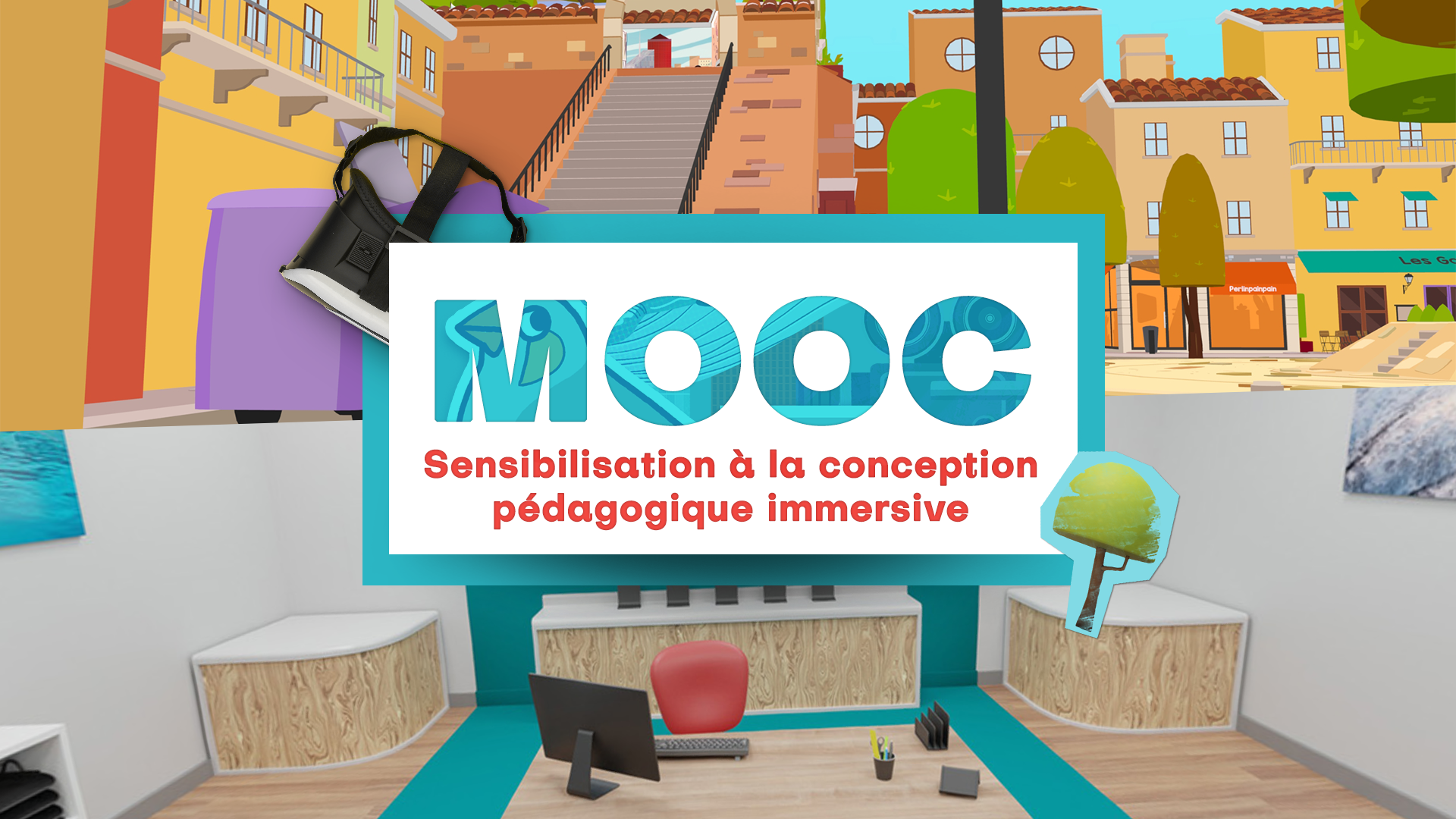 Rejoignez le MOOC "Sensibilisation à la conception pédagogique immersive"